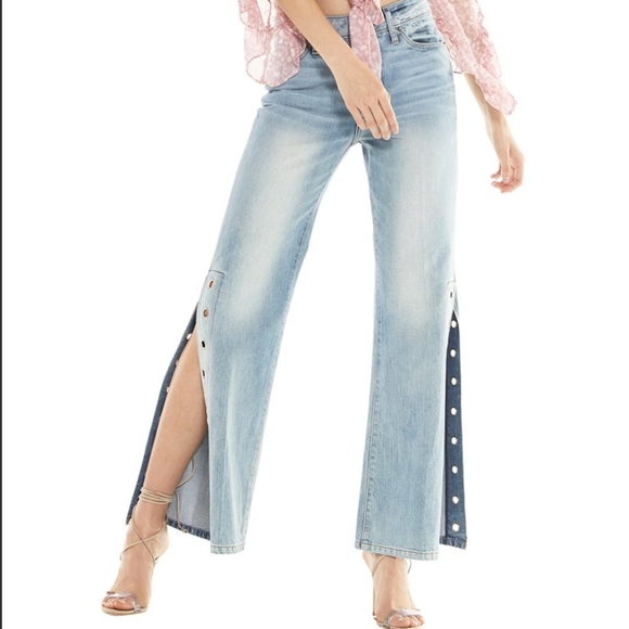 Misa Los Angeles | Jeans | Nwt The Super Star Slit Jeans By Misa | Poshmark